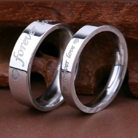 Ring | Jewelry | Stainless Steel Forever Love Couple 2 Pices Ring ...